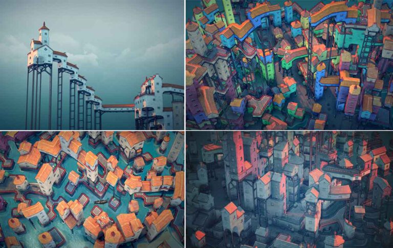 World building with Townscaper, a short tutorial - Dizary