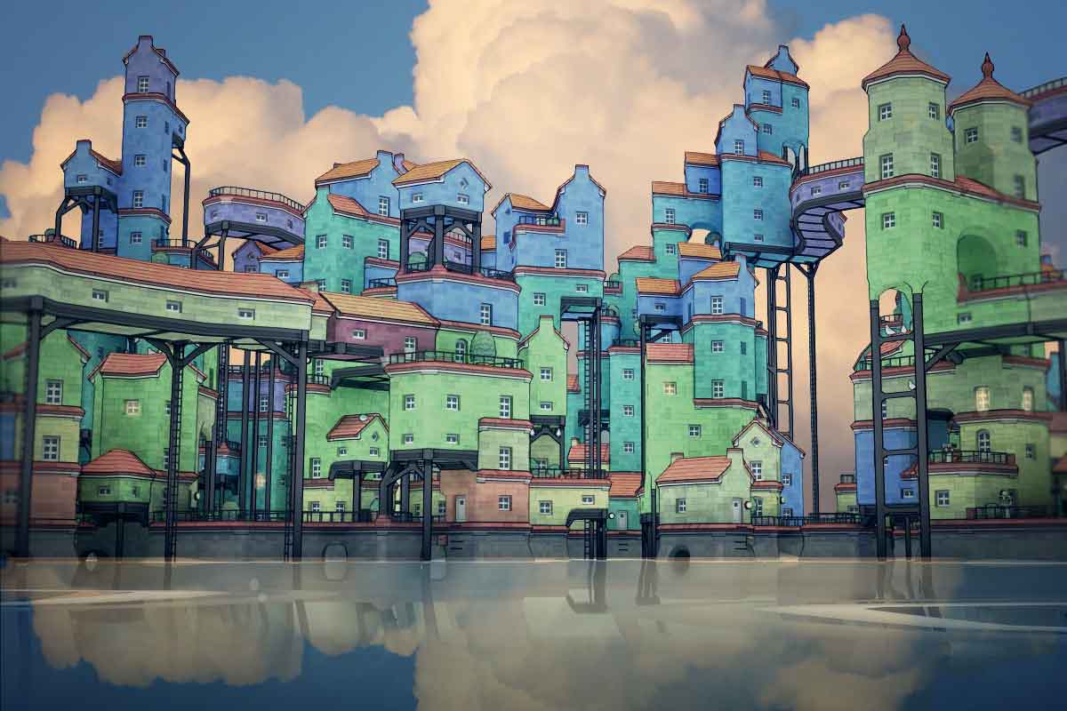 Townscaper examples gallery - Dizary