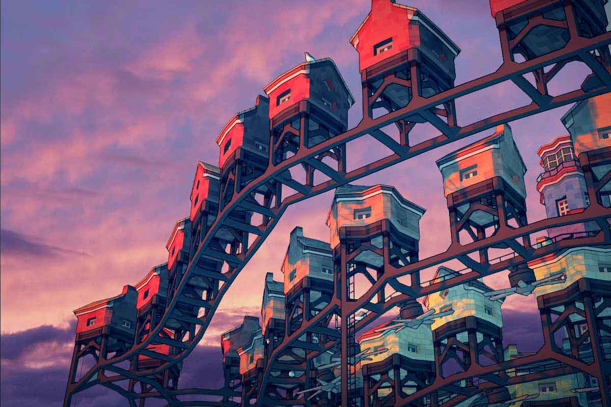 Townscaper examples gallery - Dizary